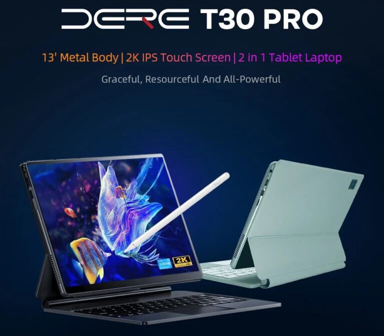 DERE T30 PRO 2-in-1 Laptop / Tablet :-) | Gadgets From China